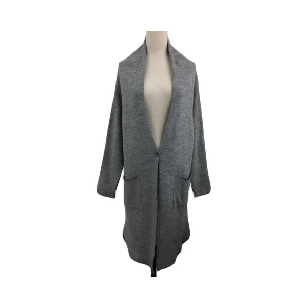 スタディオクリップ Studio Clip my STANDARD カーディガン ニット ロング Vネック ウール 長袖 M グレー レディース【ブランド】スタディオクリップ Studio Clip【表記サイズ】M【実寸サイズ】肩幅：46c...