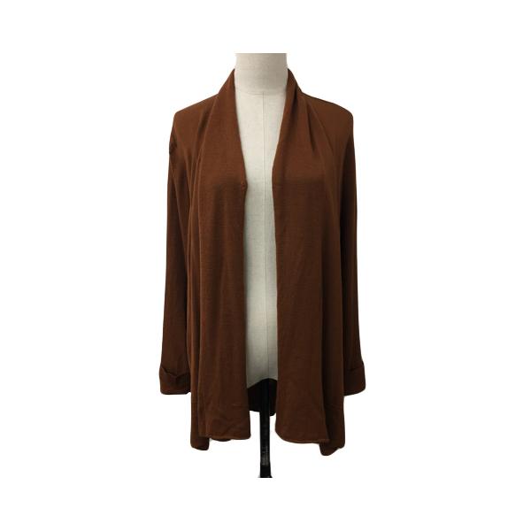 23区 オンワード樫山 Botto Giuseppe カーディガン ニット 前開き 無地 ウール 長袖 44 茶 ブラウン レディース【ブランド】23区 オンワード樫山【表記サイズ】44(実寸サイズをご確認ください。)【実寸サイズ】肩幅：3...