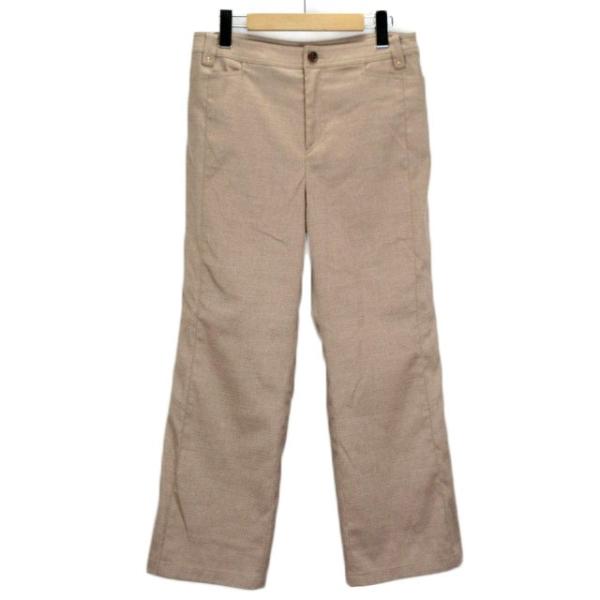 エンスウィート レナウン ensuite パンツ ブーツカット ストレッチ 5 ベージュ レディース【ブランド】エンスウィート レナウン ensuite【表記サイズ】5（XLサイズ相当）【実寸サイズ】ウエスト：80cm　もも幅：31cm　裾...