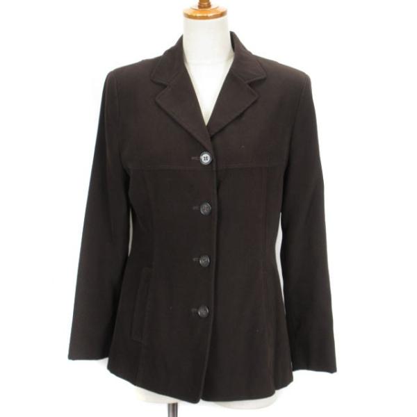 ジェラールダレル GERARD DAREL ジャケット テーラード 9 茶 ブラウン レディース【ブランド】ジェラールダレル GERARD DAREL【表記サイズ】9【実寸サイズ】肩幅：38cm　身幅：47cm　袖丈：57cm　着丈：66c...