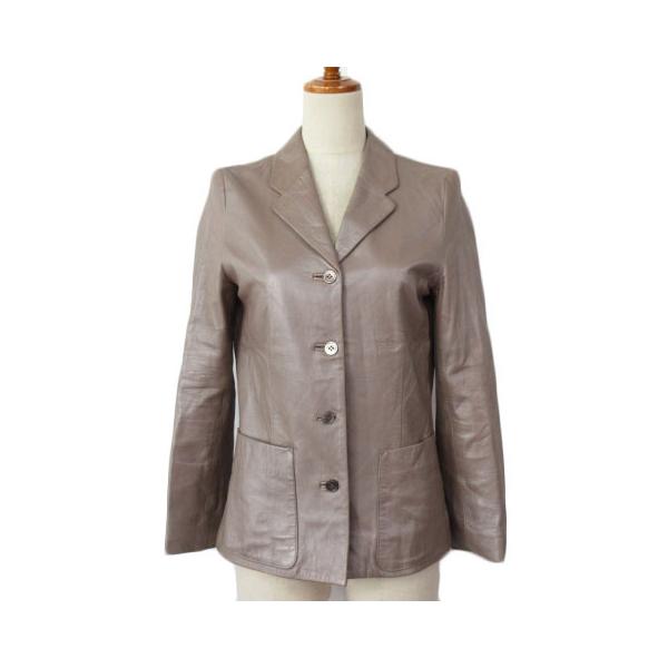 cet article est dessine par S.D.K ジャケット テーラード シープレザー 38 ベージュ レディース【表記サイズ】38【実寸サイズ】肩幅：38cm　身幅：44cm　袖丈：56cm　着丈：60cm　　【素材】表...