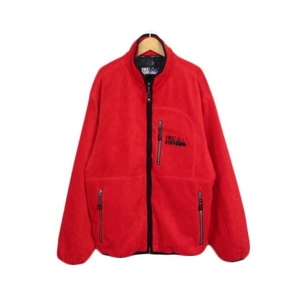 ファーストダウン FIRST DOWN EXPLORATION ジャケット フリース 中綿 L 赤 レッド メンズ【ブランド】ファーストダウン FIRST DOWN【表記サイズ】L【実寸サイズ】身幅：62cm　着丈：70cm　ゆき丈：90c...