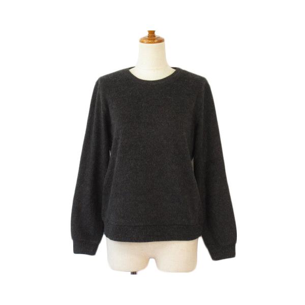 ローズバッドカップルズ ROSE BUD COUPLES セーター ニット クルーネック ウール混 M 黒 ブラック レディース【ブランド】ローズバッドカップルズ ROSE BUD COUPLES【表記サイズ】M【実寸サイズ】肩幅：37cm...