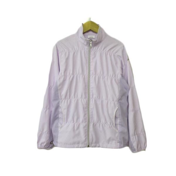 エレッセ ellesse ジャケット ジップアップ ギャザー メッシュ M 紫 ラベンダー レディース【ブランド】エレッセ ellesse【表記サイズ】M【実寸サイズ】肩幅：35cm　身幅：47cm　袖丈：57cm　着丈：60cm　　【素材...