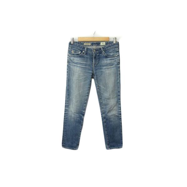 エージー AG THE STILT CROP パンツ ジーンズ デニム クロップド 25 青 ブルー レディース【ブランド】エージー AG【表記サイズ】25【実寸サイズ】ウエスト：72cm　もも幅：23.5cm　裾幅：14cm　股上：19....