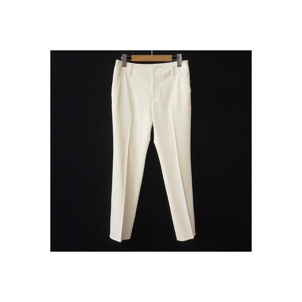 C'est Privee セプリべ レナウン パンツ スラックス 9 白 ホワイト レディース【表記サイズ】9【実寸サイズ】ウエスト：75cm　もも幅：25cm　裾幅：17cm　股上：24cm　股下：67cm　　【素材】ポリエステル92&a...