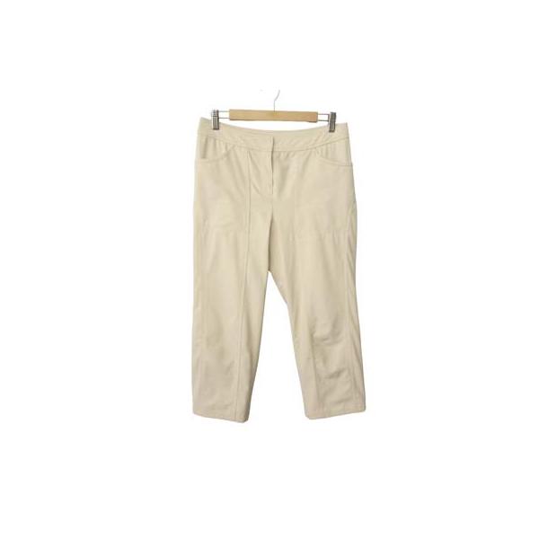 セシオセラ CECI OU CELA パンツ スラックス 40 ベージュ レディース【表記サイズ】40【実寸サイズ】ウエスト：77cm　もも幅：28cm　裾幅：20cm　股上：27cm　股下：55cm　　【素材】ポリエステル90％ ポリウレ...
