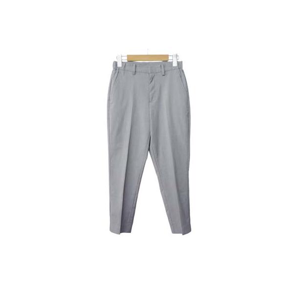 クロコダイル CROCODILE CODE パンツ スラックス S グレー レディース【ブランド】クロコダイル CROCODILE【表記サイズ】S【実寸サイズ】ウエスト：67cm　もも幅：24cm　裾幅：14cm　股上：27cm　股下：60...