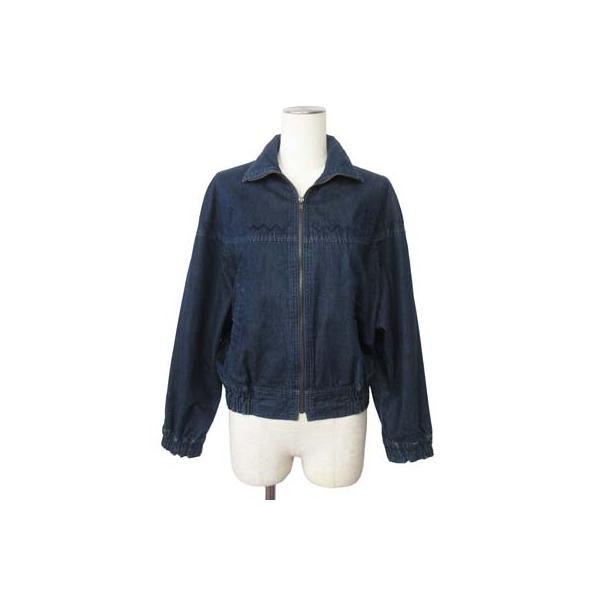 シンプルライフ SIMPLE LIFE レナウン ジャケット ブルゾン デニム 刺繍 S 青 ブルー レディース【表記サイズ】S【実寸サイズ】着丈：54cm　ゆき丈：77cm　裾幅：41cm　　【素材】綿100％【色】青 ブルー　　※色に関...