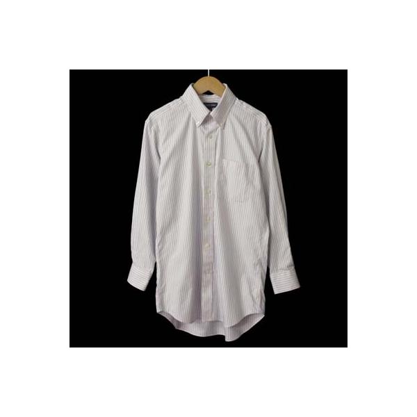 ランズエンド LANDS' END シャツ ボタンダウン 長袖 ストライプ NO IRON PINPOINT OXFORD コットン 38-78 ホワイト ブルー ピンク メンズ【ブランド】ランズエンド LANDS' END【表記サイズ】3...