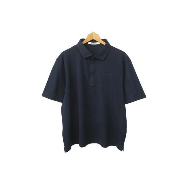 インターメッツォ INTERMEZZO ポロシャツ ジップ 半袖 3L 紺 メンズ【ブランド】インターメッツォ INTERMEZZO【表記サイズ】3L【実寸サイズ】肩幅：48cm　身幅：60cm　着丈：64cm　袖丈：25cm　　【素材】本...