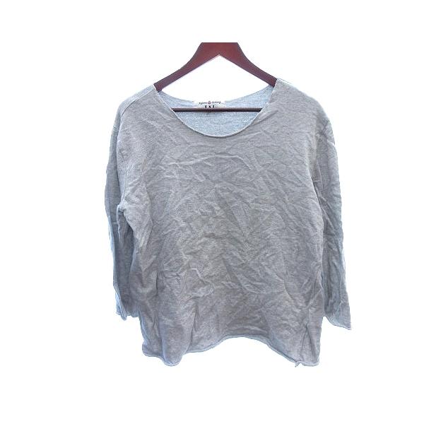 ピジャマクロージング pyjama clothing UNI カットソー ボートネック カットオフ ダメージ加工 七分袖 3 L グレー /AU レディース【ブランド】ピジャマクロージング pyjama clothing【表記サイズ】3（日...