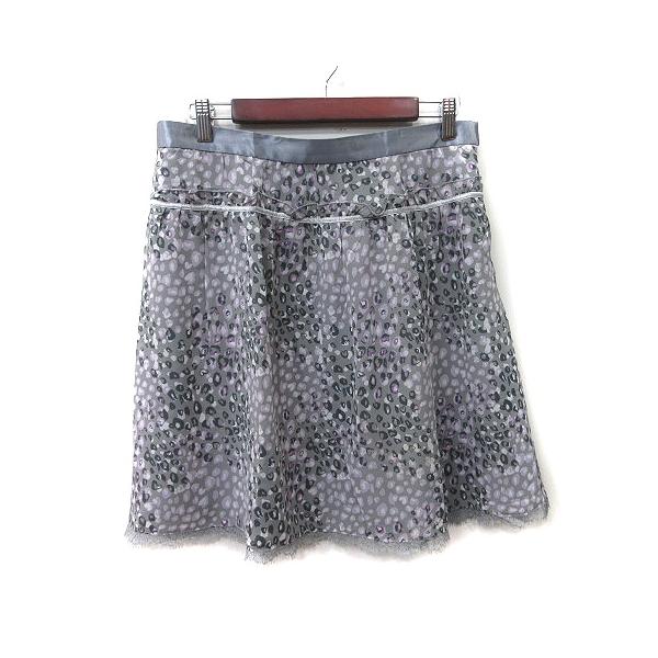 ペイトンプレイス PEYTON PLACE フレアスカート ひざ丈 レース 総柄 13B XL グレー /YI レディース【ブランド】ペイトンプレイス PEYTON PLACE【表記サイズ】13B（XLサイズ）【実寸サイズ】ウエスト：約76...