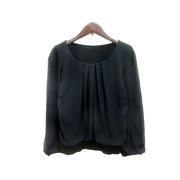 マトリーチェ バイ ヴォイスメール matrice by VOICEMAIL カットソー クルーネック 長袖 切替 38 M 黒 ブラック /MN レディース【ブランド】マトリーチェ バイ ヴォイスメール matrice by VOICEM...