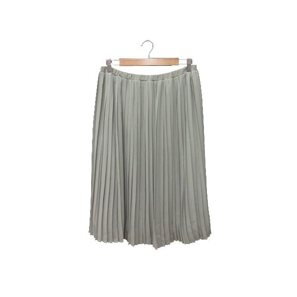 未使用品 ミューズリファインドクローズ MEW'S REFINED CLOTHES プリーツスカート ミモレ ロング M カーキ /MS レディース【表記サイズ】M【実寸サイズ】ウエスト：約66~cm　ヒップ：約104cm　スカート丈：約6...