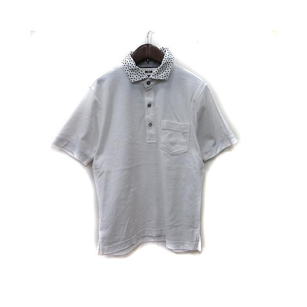 ジョセフアブード JOSEPH ABBOUD ポロシャツ 鹿の子 半袖 M 白 ホワイト /YI メンズ【ブランド】ジョセフアブード JOSEPH ABBOUD【表記サイズ】M【実寸サイズ】肩幅：約40cm　身幅：約50cm　着丈：約63c...