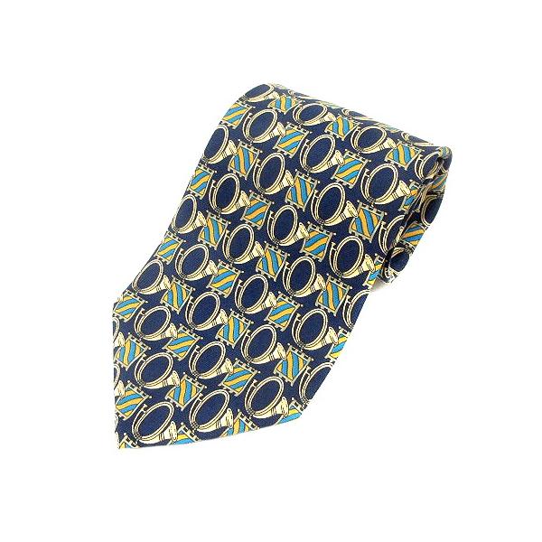 ヴェネツィアーニ ヴェネチアーニ VENEZIANI ネクタイ ワイドタイ 総柄 絹 シルク 紺 ネイビー /MN ●RY メンズ【表記サイズ】サイズ表記なし(実寸サイズをご覧ください)【実寸サイズ】大剣幅 約9.5cm 　小剣幅 約4cm...