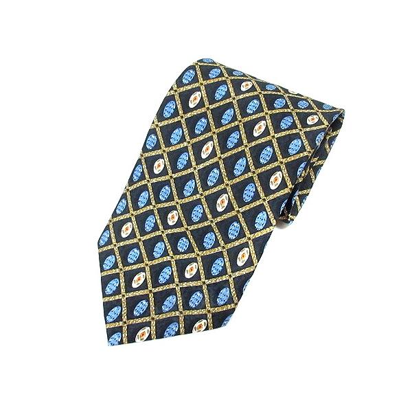 ポールセルバンテス PAUL CERVANTES ネクタイ ワイドタイ チェック 絹 シルク 紺 ネイビー /MN ●RY メンズ【表記サイズ】サイズ表記なし(実寸サイズをご覧ください)【実寸サイズ】大剣幅 約9.5cm 　小剣幅 約3.5...