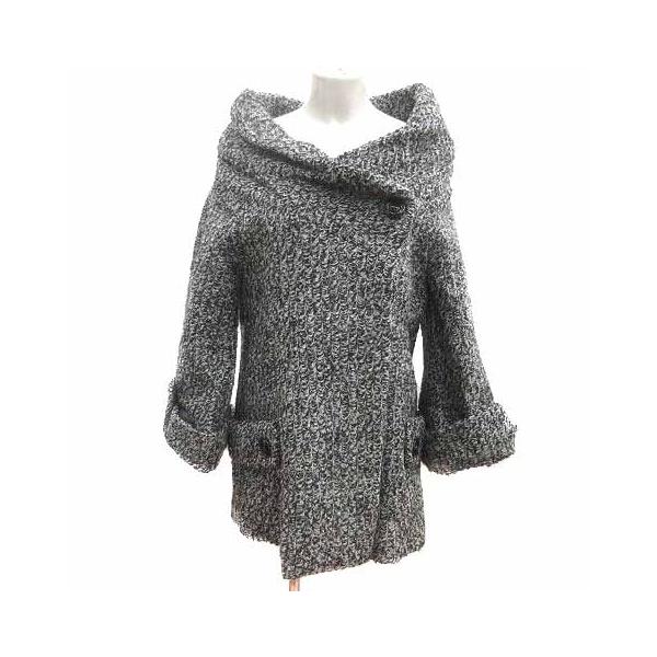 ザ ファースト THE FIRST コート ダブル ツイード 総裏地 38 M グレー /YK レディース【表記サイズ】38（日本サイズM程度）【実寸サイズ】身幅：約45cm　着丈：約63cm　ゆき丈：約70cm　　【素材】表地 ウール50...