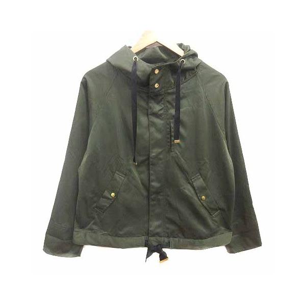 ヤミーグライムス Yummy Grimes ジャケット ブルゾン ジップアップ フード L 緑 グリーン /YK レディース【表記サイズ】L【実寸サイズ】身幅：約53.5cm　着丈：約53cm　ゆき丈：約80cm　　【素材】ポリエステル10...