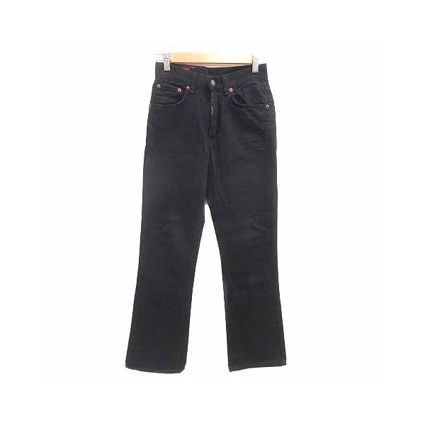 エドウィン EDWIN テーパードパンツ カラーデニム W58 H86 L 黒 ブラック /YK レディース【ブランド】エドウィン EDWIN【表記サイズ】W58 H86（27）（日本サイズL程度）【実寸サイズ】ウエスト：約56cm　もも幅...