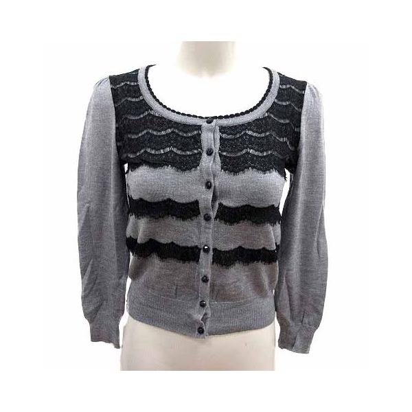 デビュー ド フィオレ Debut de Fiore by LAISSE PASSE カーディガン ニット 長袖 38 M グレー /YK レディース【ブランド】デビュー ド フィオレ Debut de Fiore【表記サイズ】38（日本サ...