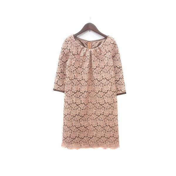 マトリーチェ バイ ヴォイスメール matrice by VOICEMAIL ワンピース ミニ レース 長袖 38 M ベージュ /MN レディース【ブランド】マトリーチェ バイ ヴォイスメール matrice by VOICEMAIL【表...