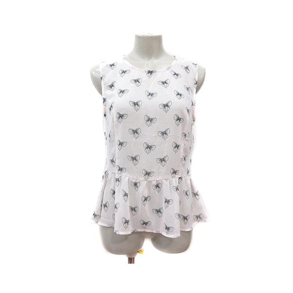 エイチ&amp;エム H&amp;M DIVIDED ブラウス 総柄 ノースリーブ シアー 38 M ピンク /MN ●RY レディース【ブランド】エイチ&amp;エム H&amp;M【表記サイズ】EUR 38（日本サイズM相当）【実寸サイ...