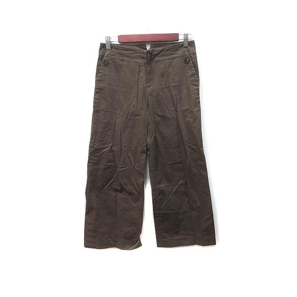 アデュートリステス ADIEU TRISTESSE ワイドパンツ 38 M 茶 ブラウン /YI レディース【ブランド】アデュートリステス ADIEU TRISTESSE【表記サイズ】38（Mサイズ）【実寸サイズ】ウエスト：約68cm　もも...