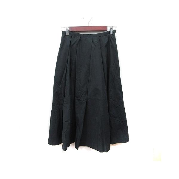 coup d ESSAI フレアスカート ロング 1 S 黒 ブラック /YI レディース【表記サイズ】1（Sサイズ）【実寸サイズ】ウエスト：約60cm　ヒップ：約100cm　スカート丈：約72cm　　【素材】綿 100％　裏地 ポリエステ...