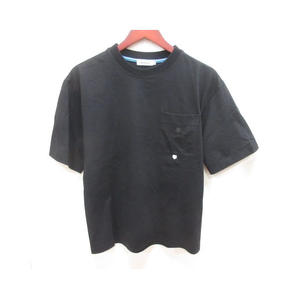 チャーリーブレイバー Charee Braver カットソー Uネック 五分袖 2 黒 ブラック /RT メンズ【表記サイズ】2【実寸サイズ】肩幅：約49cm　身幅：約49cm　着丈：約65cm　袖丈：約23cm　　【素材】綿64％ポリエス...