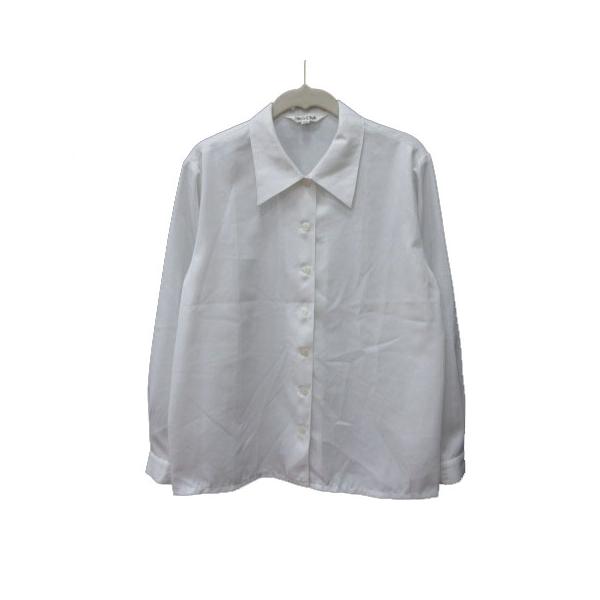 シーズクラブ She's Club シャツ 長袖 160 白 ホワイト /MS ●RY キッズ【表記サイズ】160ｃｍ【実寸サイズ】肩幅：約38cm　身幅：約50cm　着丈：約60cm　袖丈：約55cm　　【素材】ポリエステル 100％【色...