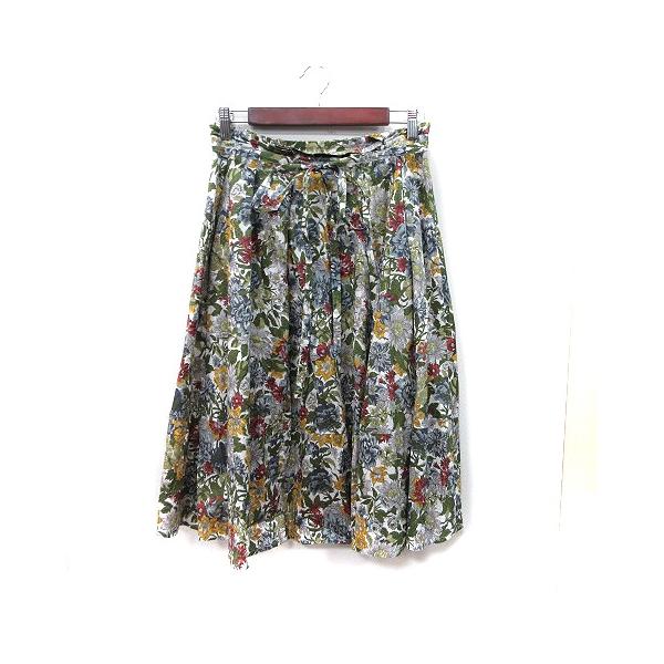 クレスピ Crespi フレアスカート ミモレ ロング 花柄 38 M マルチカラー /YI レディース【ブランド】クレスピ Crespi【表記サイズ】38（Mサイズ）【実寸サイズ】ウエスト：約68cm　ヒップ：約104cm　スカート丈：約...