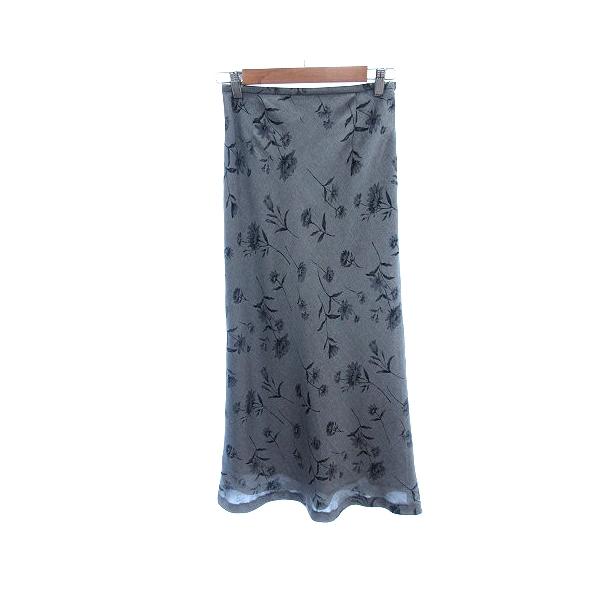 ジェラールダレル GERARD DAREL タイトスカート フレア マキシ ロング 花柄 9 M グレー /AU レディース【ブランド】ジェラールダレル GERARD DAREL【表記サイズ】9（日本サイズM程度）【実寸サイズ】ウエスト：約...