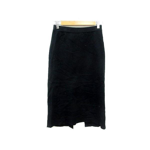 イーブス YEVS タイトスカート ニット ミモレ ロング LL 黒 ブラック /MN レディース【ブランド】イーブス YEVS【表記サイズ】LL【実寸サイズ】ウエスト：約62cm　ヒップ：約82cm　スカート丈：約70cm　　【素材】レー...