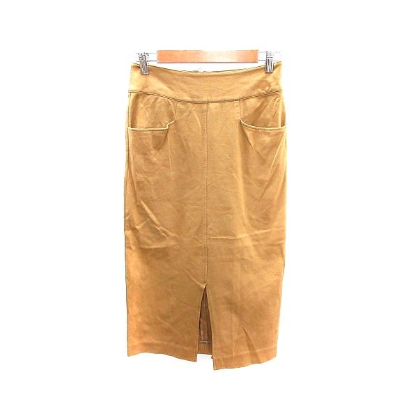 ナノユニバース nano universe garde robe タイトスカート ロング 36 S キャメル 茶 ブラウン /AU レディース【ブランド】ナノユニバース nano universe【表記サイズ】36（日本サイズS程度）【実寸...