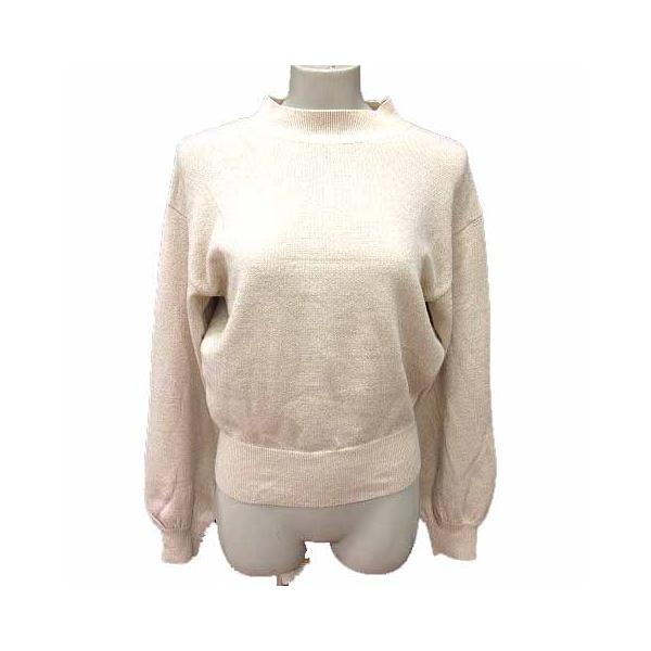 ナイスクラップ NICE CLAUP continuer de NICE CLAUP ニット カットソー ハイネック 長袖 F ベージュ /YK レディース【ブランド】ナイスクラップ NICE CLAUP【表記サイズ】F（日本サイズフリーサ...