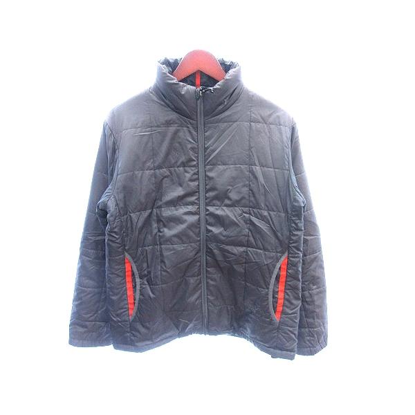 ファーストダウン FIRST DOWN 中綿ジャケット スタンドカラー 総裏地 刺繍 M グレー /AU メンズ【ブランド】ファーストダウン FIRST DOWN【表記サイズ】M【実寸サイズ】肩幅：約46cm　身幅：約57cm　着丈：約64...