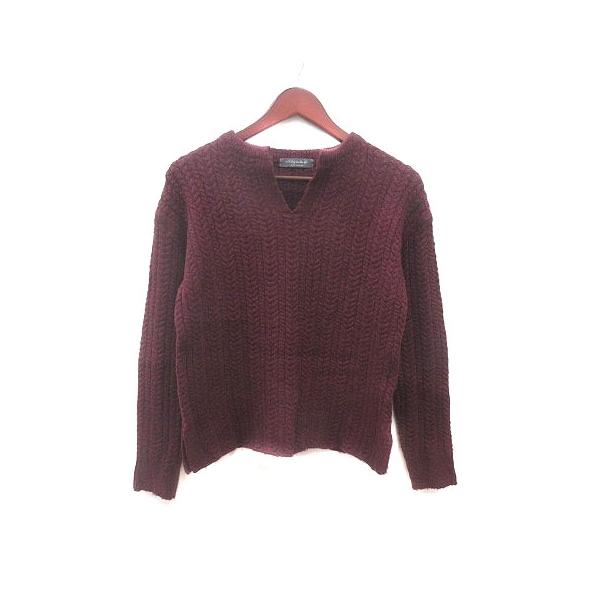 ユナイテッドアローズ A DAY IN THE LIFE UNITED ARROWS ニット セーター 長袖 赤 ワインレッド /MS レディース【ブランド】ユナイテッドアローズ A DAY IN THE LIFE UNITED ARROW...