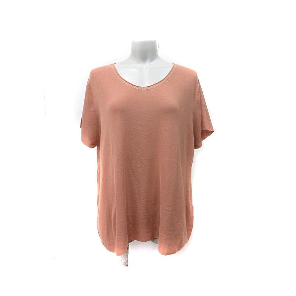 ペルルペッシュ Perle P?che ブラウス プルオーバー ノースリーブ 38 M レンガ /YI レディース【表記サイズ】38（Mサイズ）【実寸サイズ】身幅：約47cm　総丈：約57cm　　【素材】ポリエステル 100％【色】レンガ【...