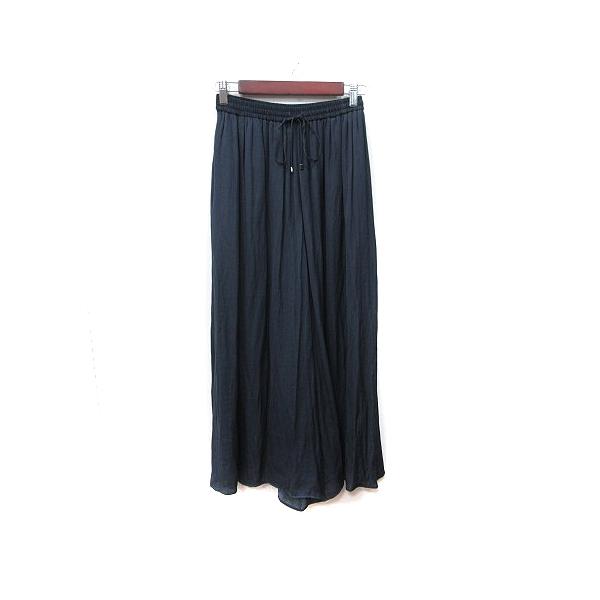 クリアインプレッション CLEAR IMPRESSION ワイドパンツ スカンツ 2 M 紺 ネイビー /YI レディース【ブランド】クリアインプレッション CLEAR IMPRESSION【表記サイズ】2（Mサイズ）【実寸サイズ】ウエスト...