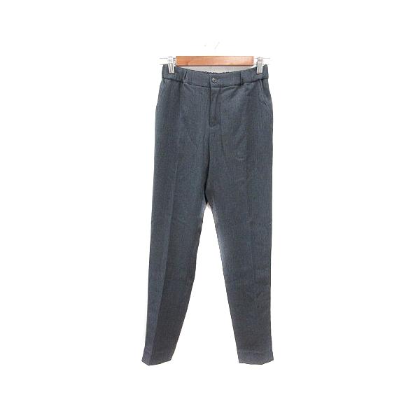 未使用品 アズールエンカント AZUL ENCANTO テーパードパンツ スラックス XS グレー /MN レディース【表記サイズ】XS【実寸サイズ】ウエスト：約60cm　もも幅：約24cm　裾幅：約14cm　股上：約23cm　股下：約70...