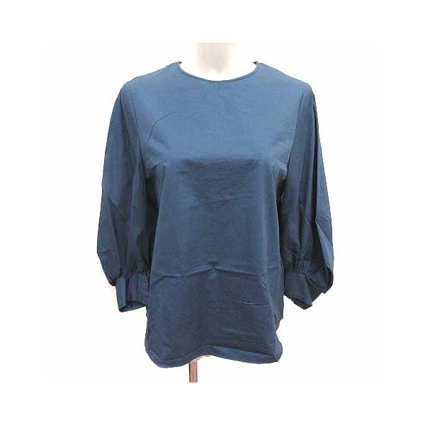 アイシービー iCB ブラウス 七分袖 4 M 紺 ネイビー /YK レディース【ブランド】アイシービー iCB【表記サイズ】4（日本サイズM程度）【実寸サイズ】肩幅：約37cm　身幅：約50cm　着丈：約57.5cm　袖丈：約50.5cm...