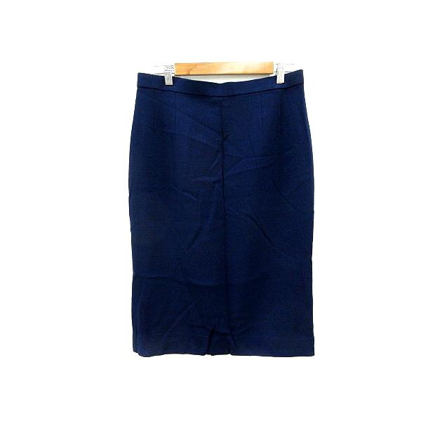 装苑 ソウエンモード soen mode タイトスカート ミモレ ロング ウール 11 L 紺 ネイビー /MN レディース【表記サイズ】11（日本サイズL相当）【実寸サイズ】ウエスト：約76cm　ヒップ：約94cm　スカート丈：約67cm...