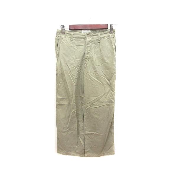 ズッカトラバイユ ZUCCa TRAVAIL チノパンツ カーキ /RT レディース【ブランド】ズッカトラバイユ ZUCCa TRAVAIL【表記サイズ】サイズ表記なし(実寸サイズをご覧ください)【実寸サイズ】ウエスト：約66cm　もも幅：...