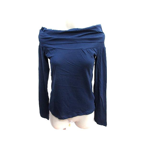 コルテスワークス CORTES WORKS カットソー オフショルダー 長袖 38 M 紺 ネイビー /AU レディース【ブランド】コルテスワークス CORTES WORKS【表記サイズ】38（日本サイズM程度）【実寸サイズ】身幅：約40c...