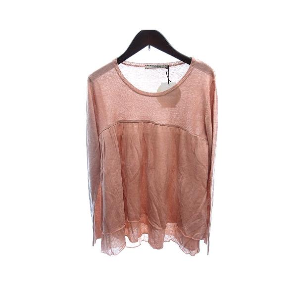 コルテスワークス CORTES WORKS ニット カットソー 長袖 38 M オレンジ /AU レディース【ブランド】コルテスワークス CORTES WORKS【表記サイズ】38（日本サイズM程度）【実寸サイズ】肩幅：約34cm　身幅：約...