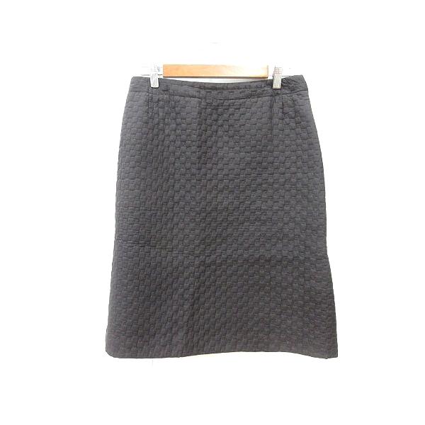 ジェニー GENNY タイトスカート ミモレ ロング キルティング 絹 シルク 46 XL 茶 ブラウン /MN レディース【ブランド】ジェニー GENNY【表記サイズ】46（日本サイズXL相当）【実寸サイズ】ウエスト：約76cm　ヒップ：...