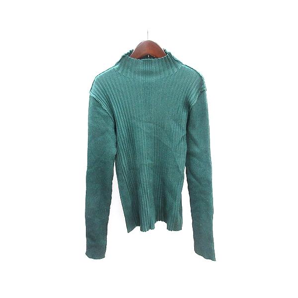 ケイビーエフ KBF アーバンリサーチ illi edited by KBF ニット セーター ハイネック 長袖 ONE 緑 グリーン /AU レディース【ブランド】ケイビーエフ KBF アーバンリサーチ【表記サイズ】One【実寸サイズ】肩...
