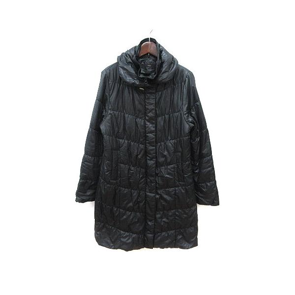 バレット varlet 中綿コート ジップアップ 総裏地 黒 ブラック /MS レディース【表記サイズ】サイズ表記なし(実寸サイズをご覧ください)【実寸サイズ】肩幅：約37cm　身幅：約49cm　袖丈：約61cm　着丈：約83cm　　【素材...